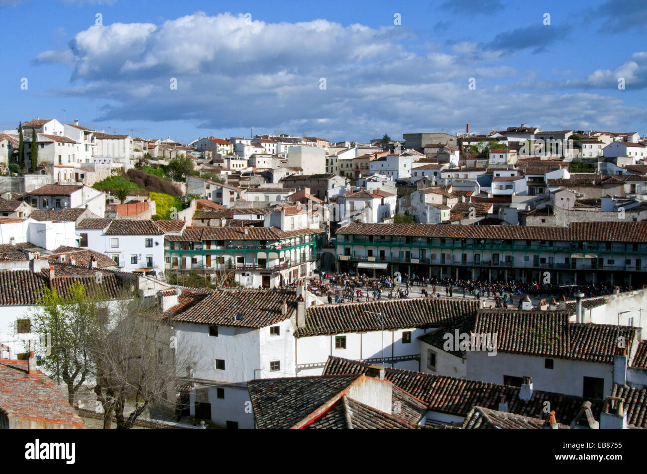 Overview. Chinchon, Madrid province, Spain Stock Photo - Alamy