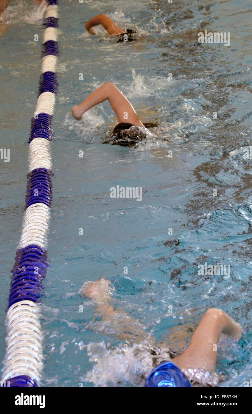 Swimmer at a swim meet hi-res stock photography and images - Alamy