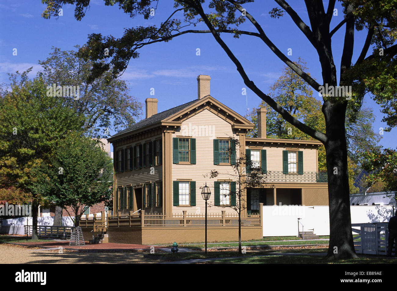 Lincoln home springfield house hi-res stock photography and images - Alamy