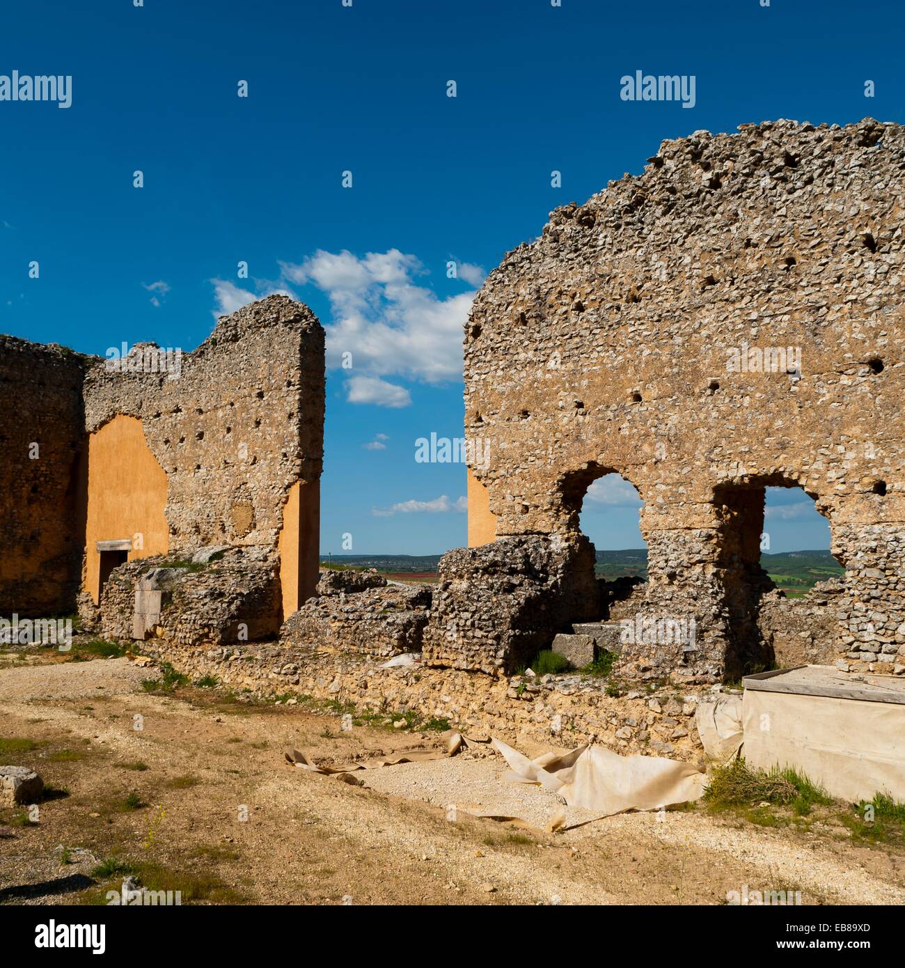Clunia Sulpicia Burgos Spain Roman Theatre High Resolution Stock ...