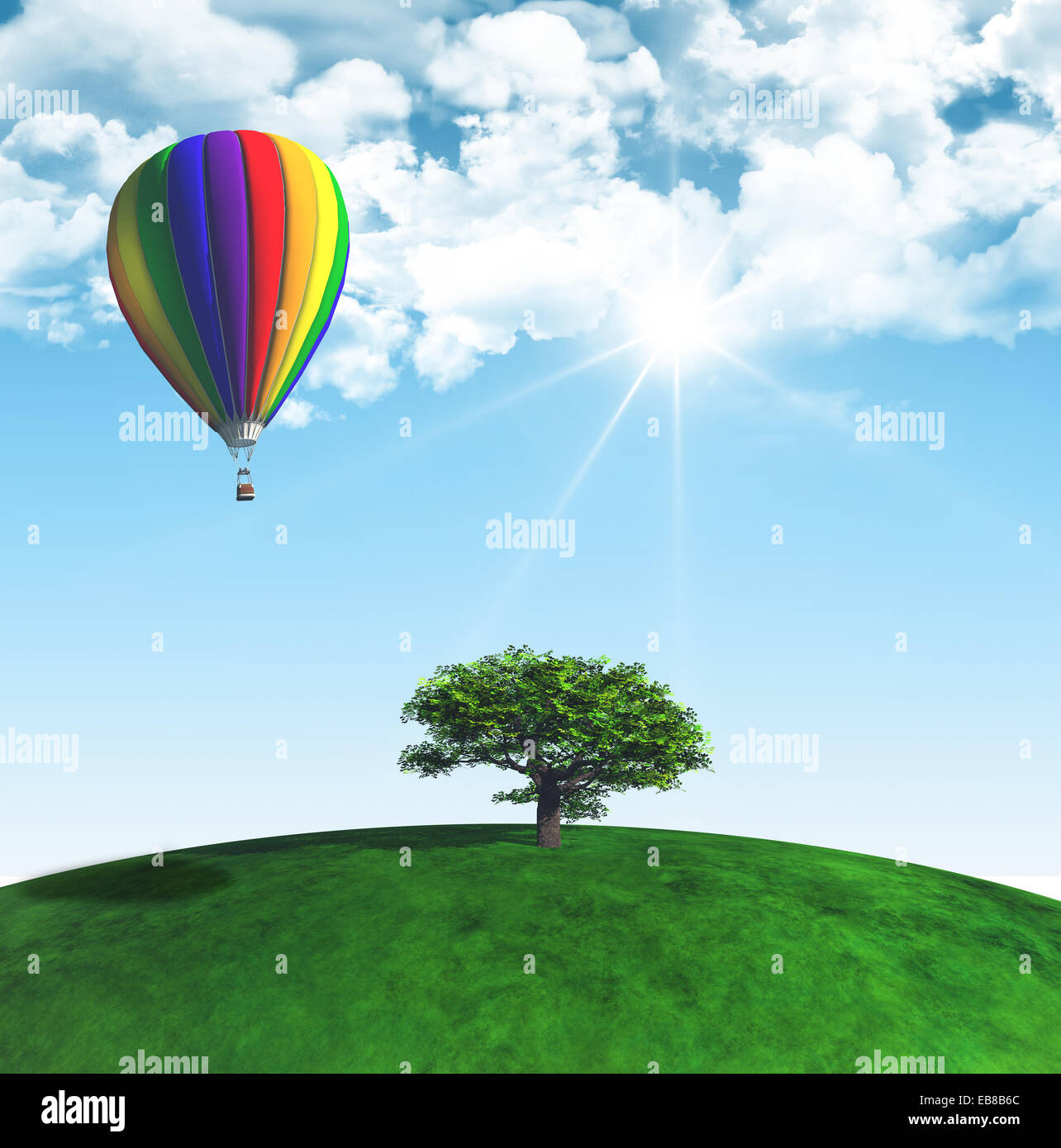 3d trees hi-res stock photography and images - Alamy