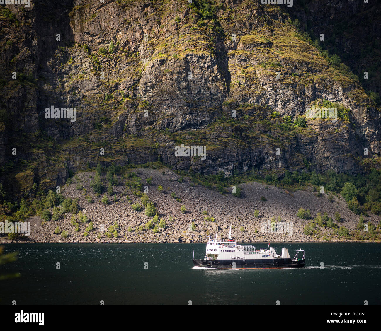 Flam gudvangen ferry hi-res stock photography and images - Alamy