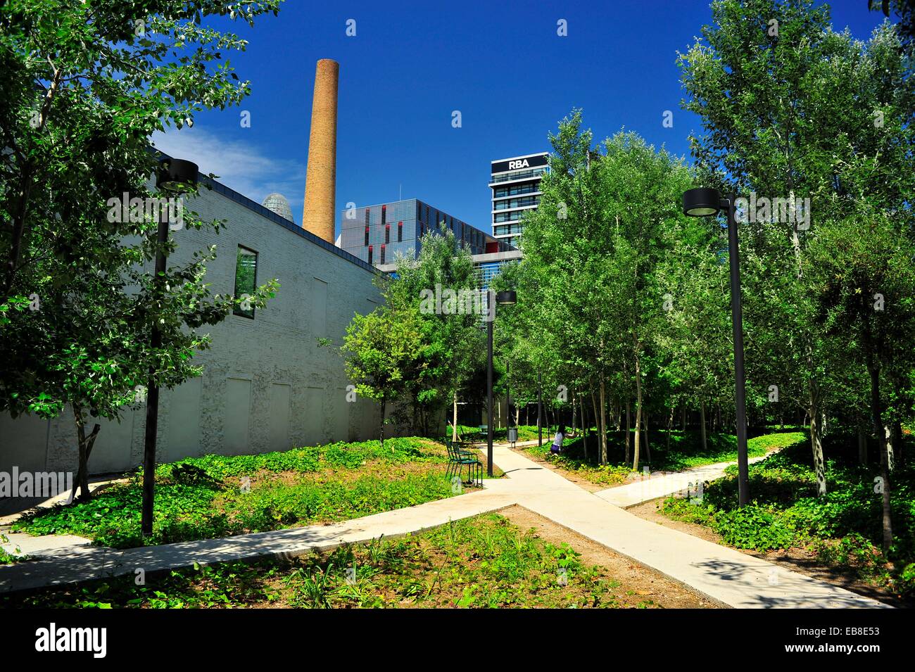 Gardens the old textile factory Can Framis Can Framis Museum Vila Casas ...