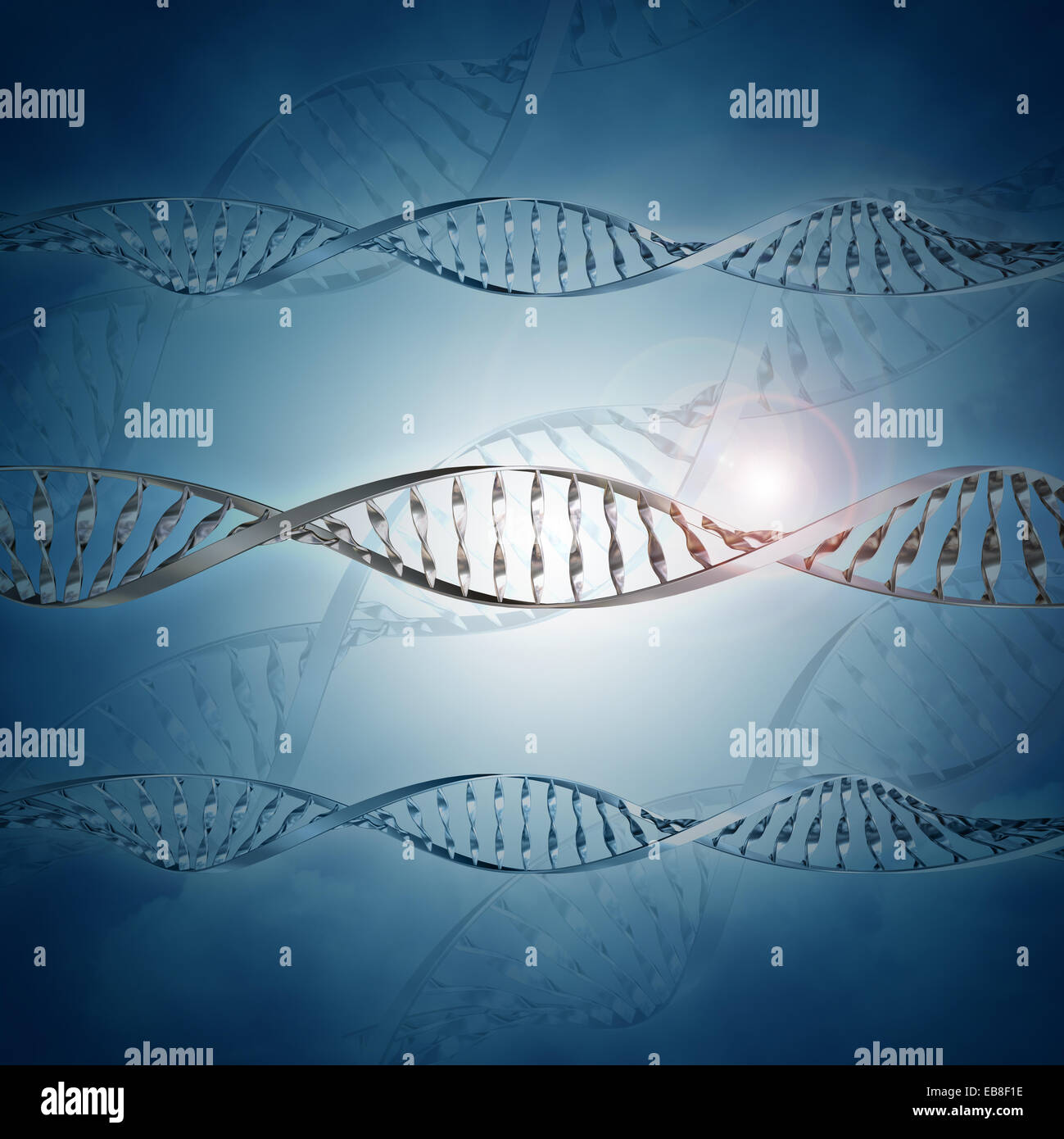 3D medical background with DNA strands Stock Photo - Alamy