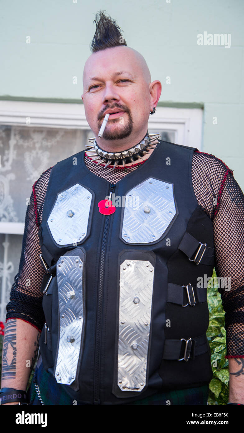 Whitby, North Yorkshire, England, UK, Nov 2014. Goths and Steampunks ...