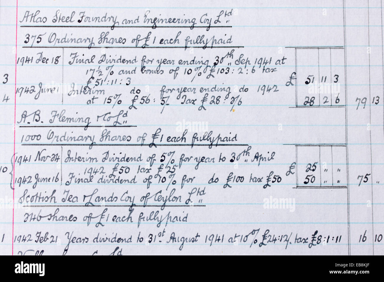 Ledger book hi-res stock photography and images - Alamy