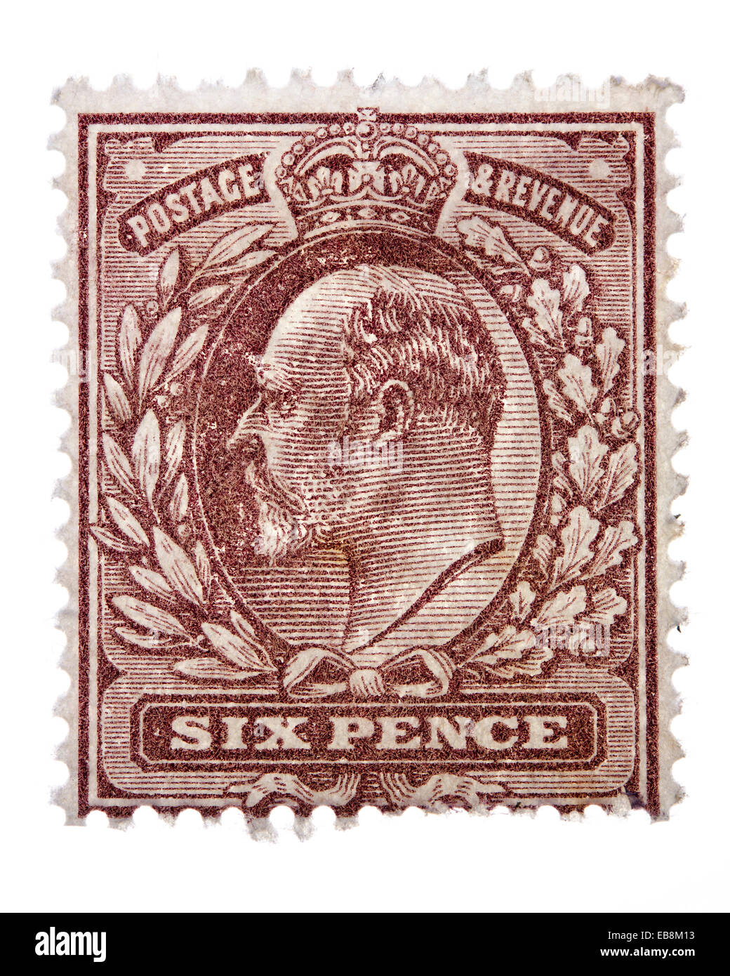 King Edward VII postage stamp Stock Photo - Alamy