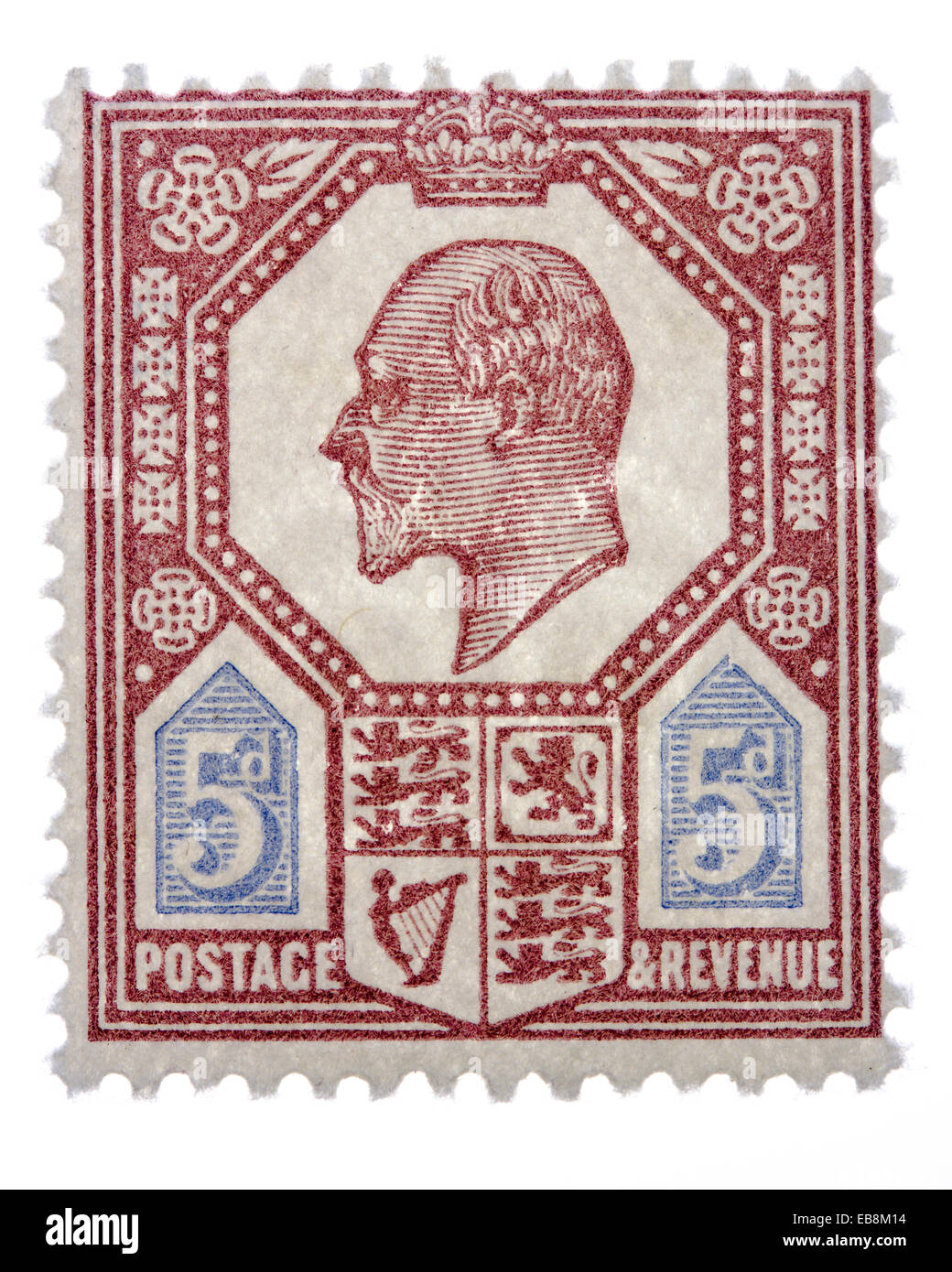 5d postage stamp Cut Out Stock Images & Pictures - Alamy