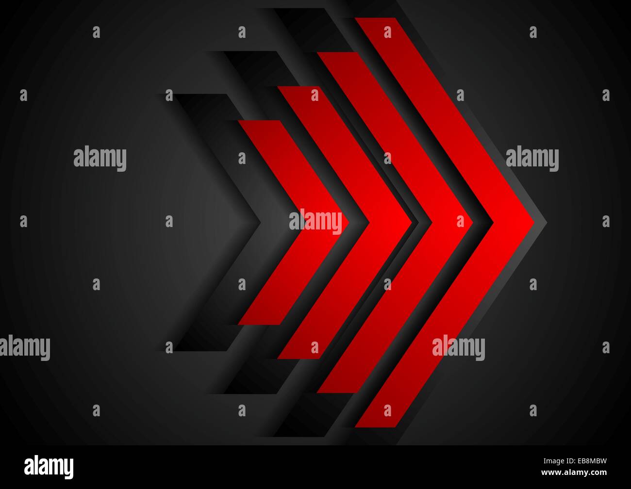 Red arrows geometry corporate background. Vector design Stock Photo - Alamy