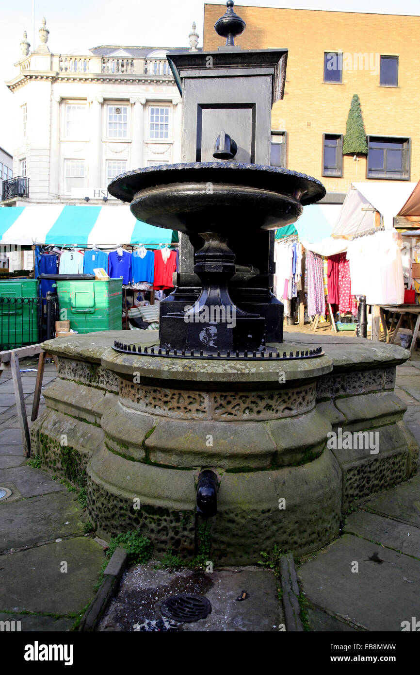 The town pump erected in 1853 for the use of town people and market ...