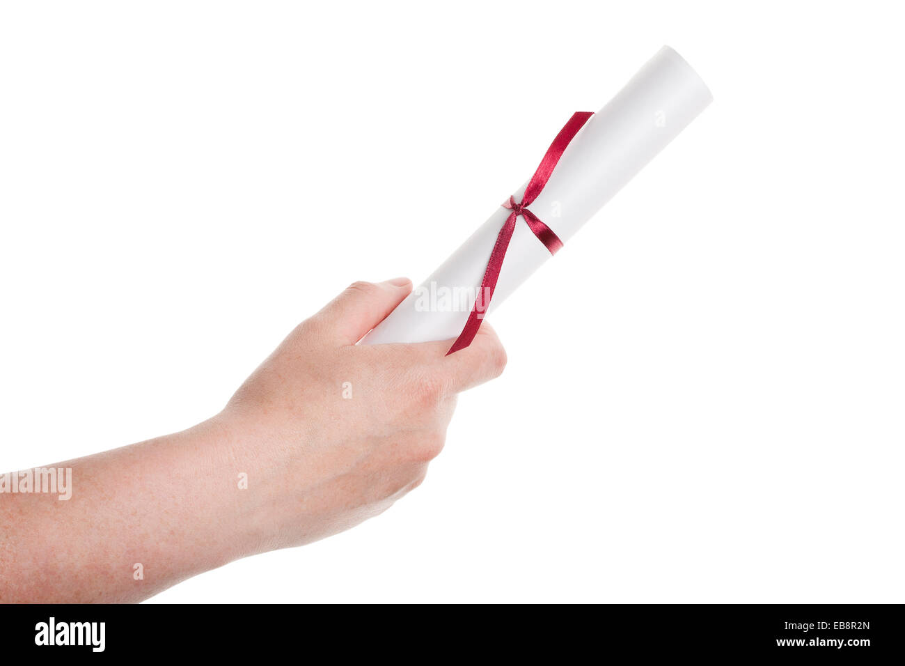 Diploma in hand hi-res stock photography and images - Alamy