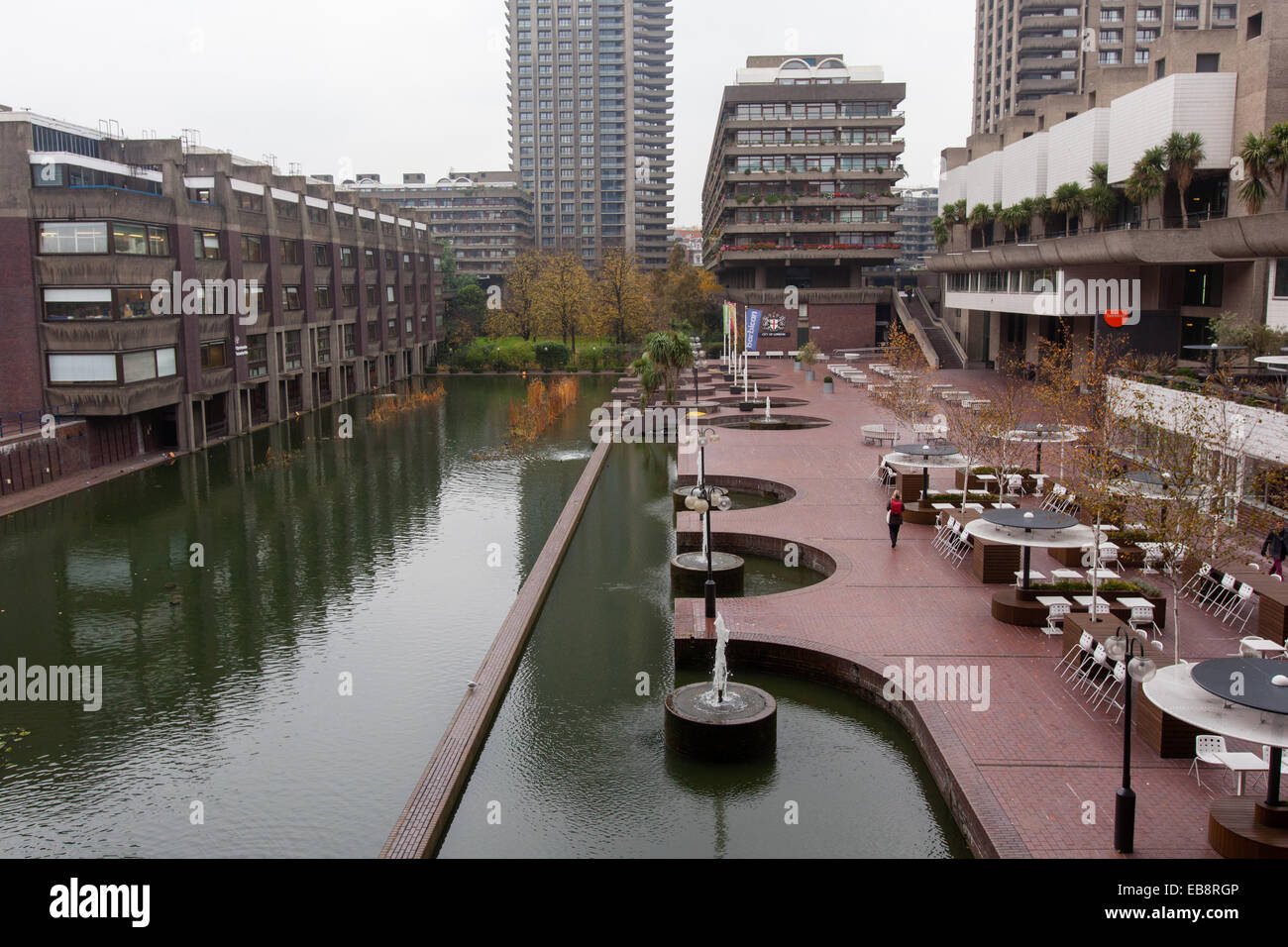 Lakeside Terrace, Barbican Centre, City of London, England, United ...