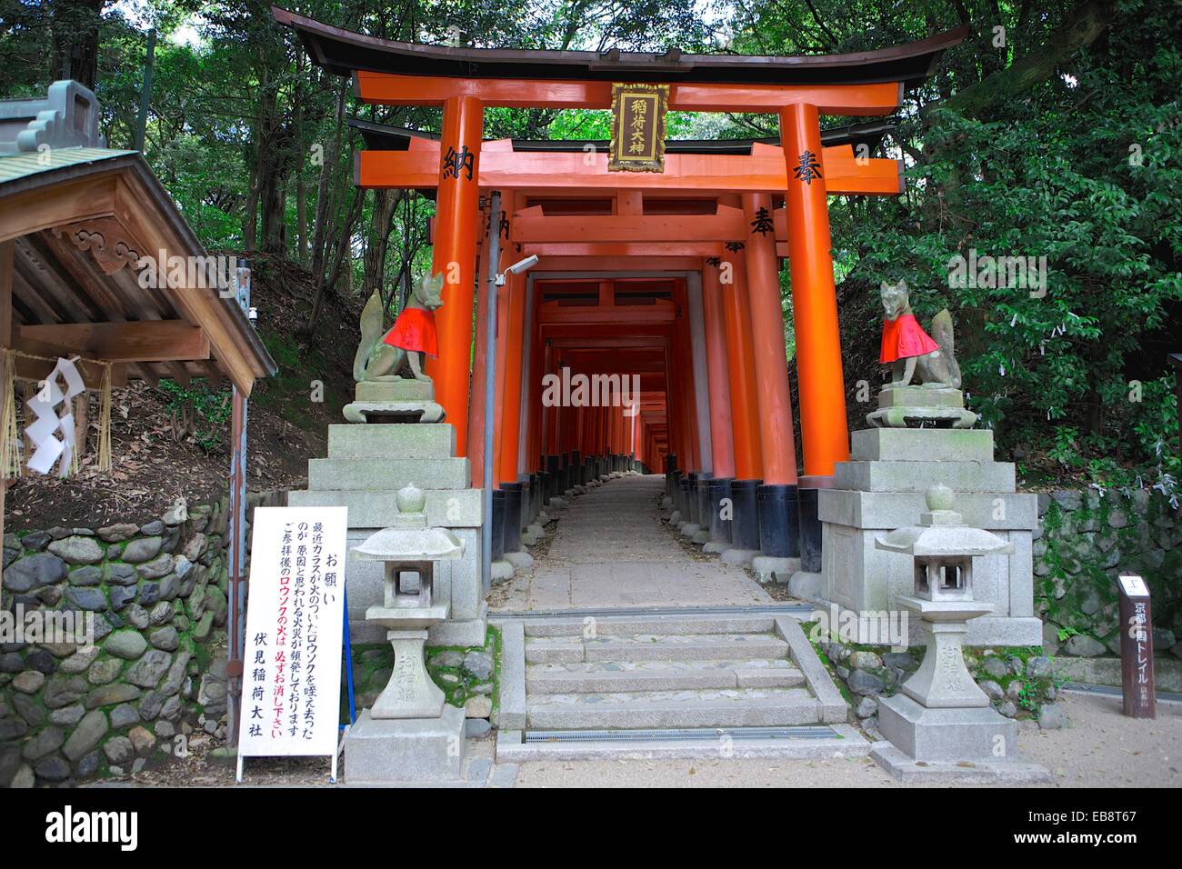 Fushima Inari Shrine. Japan Stock Photo - Alamy