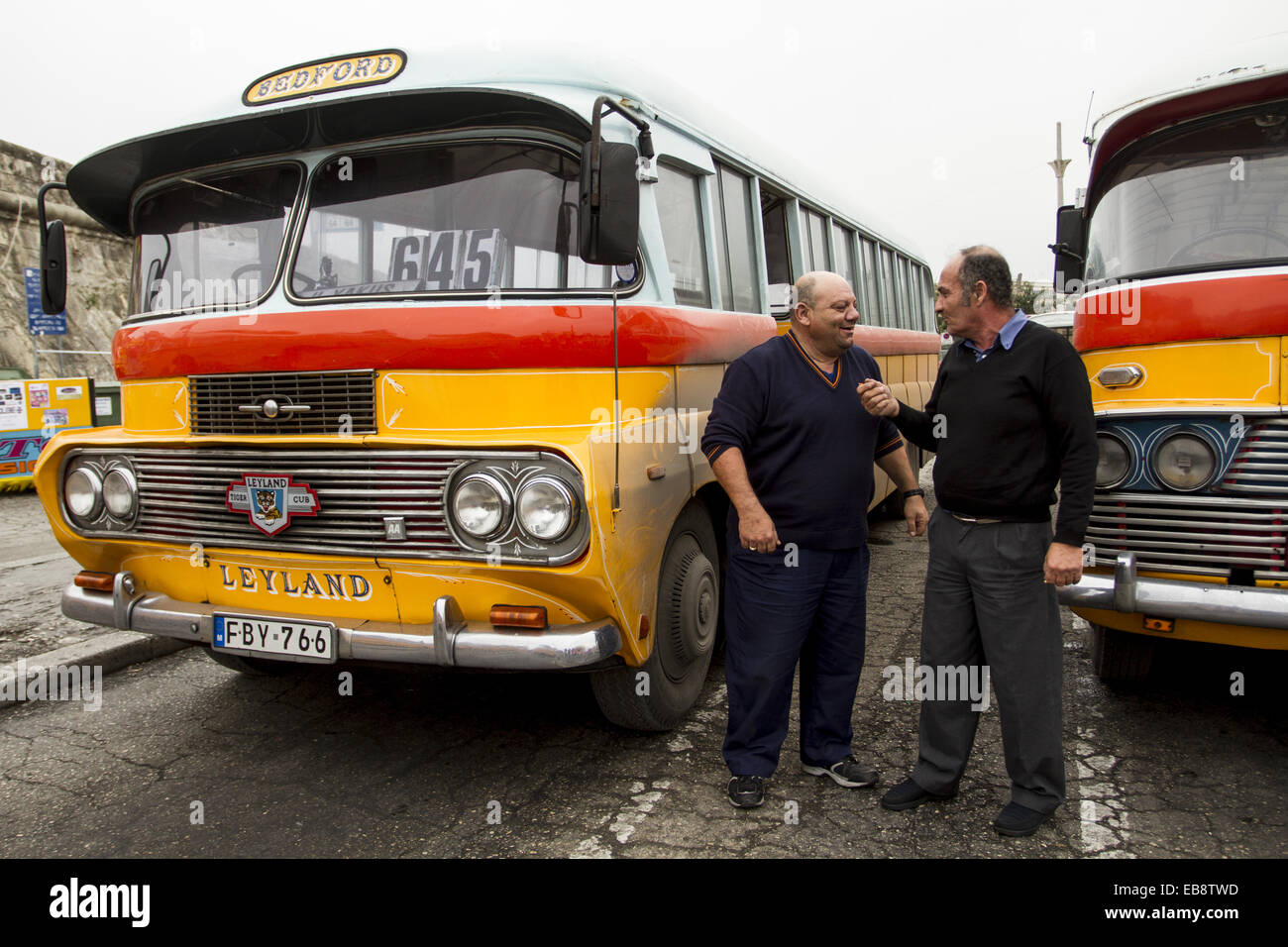 Valletta bus station, Malta Stock Photo - Alamy