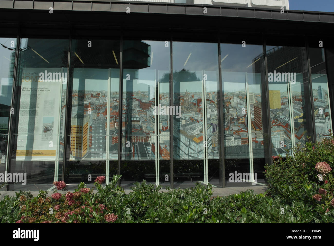 Garden view of Neil Dimelow's HOME panorama Manchester, Bruntwood ...