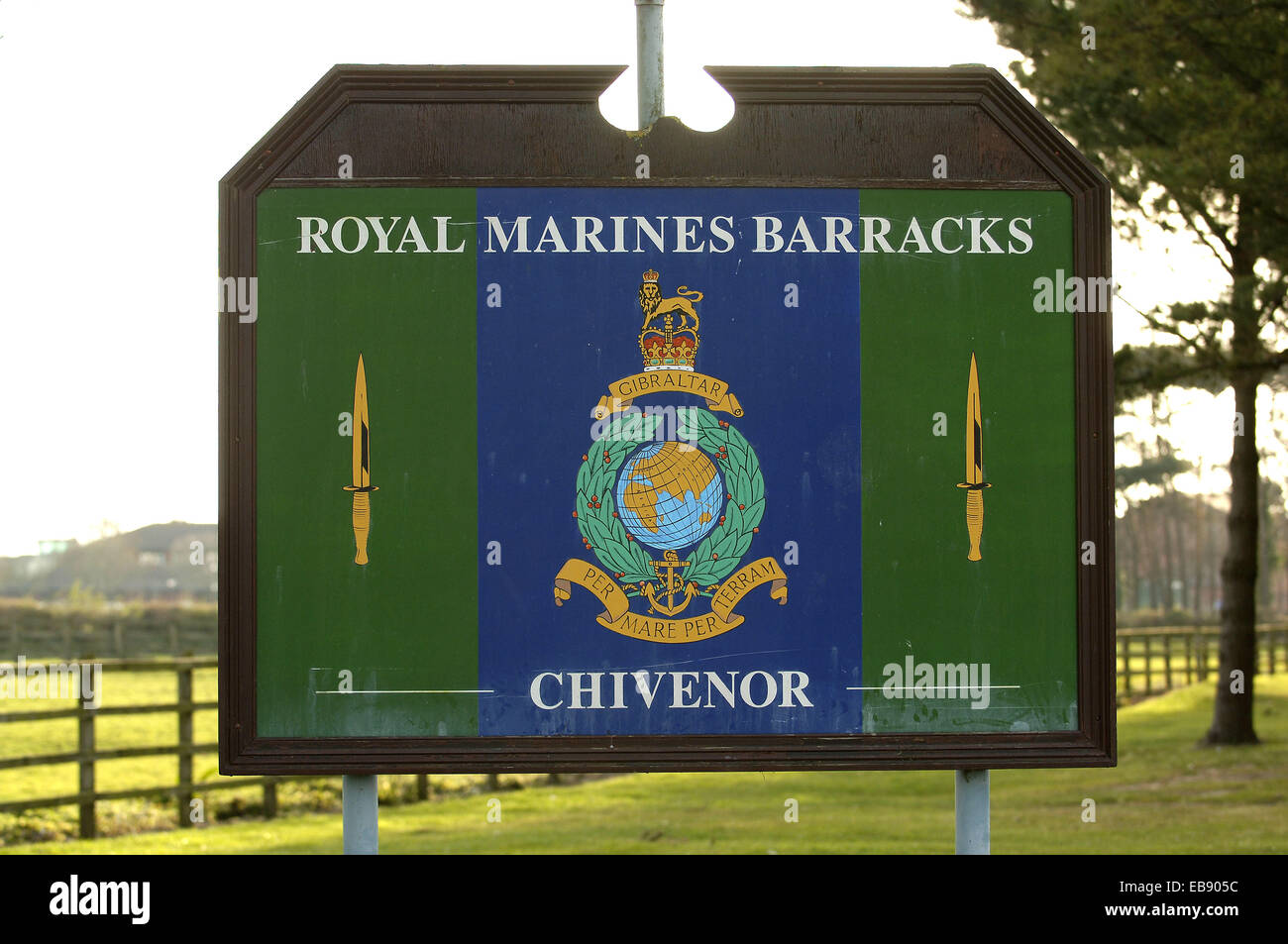 'rmb chivenor' marines barracks hi-res stock photography and images - Alamy