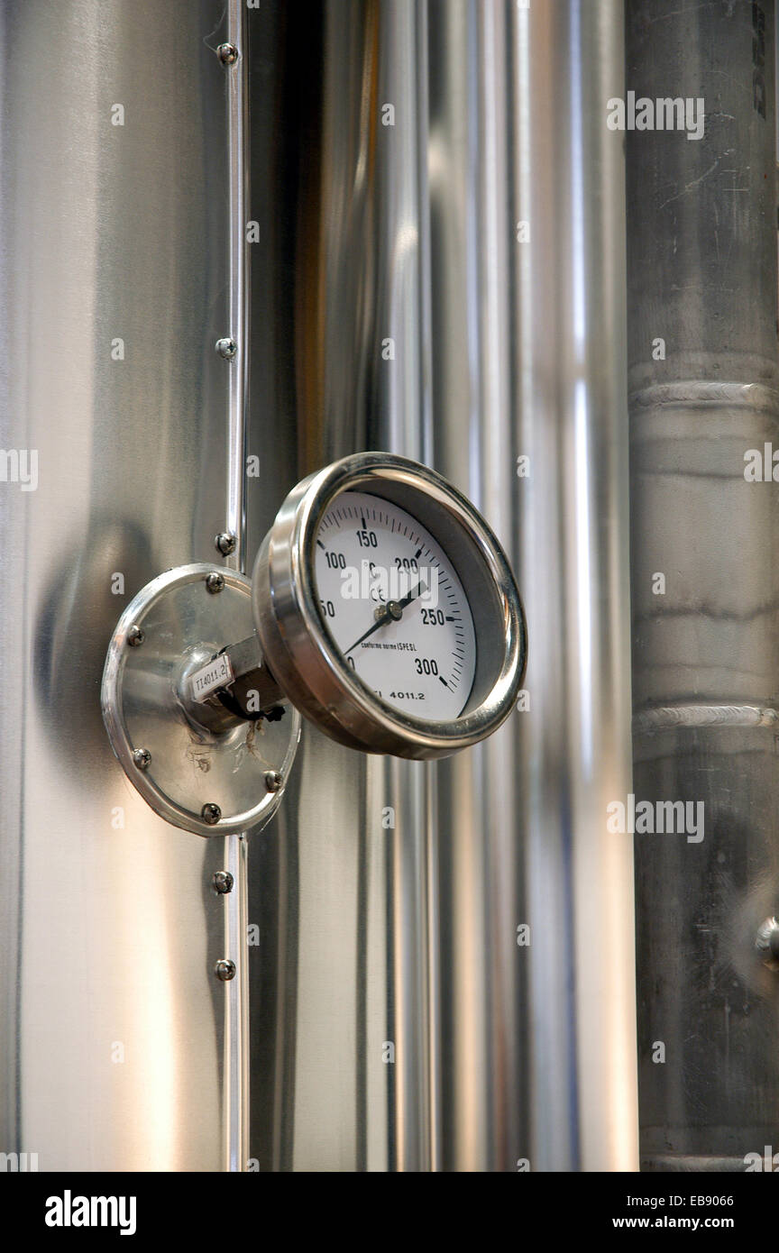 thermometer on industrial plant Stock Photo - Alamy