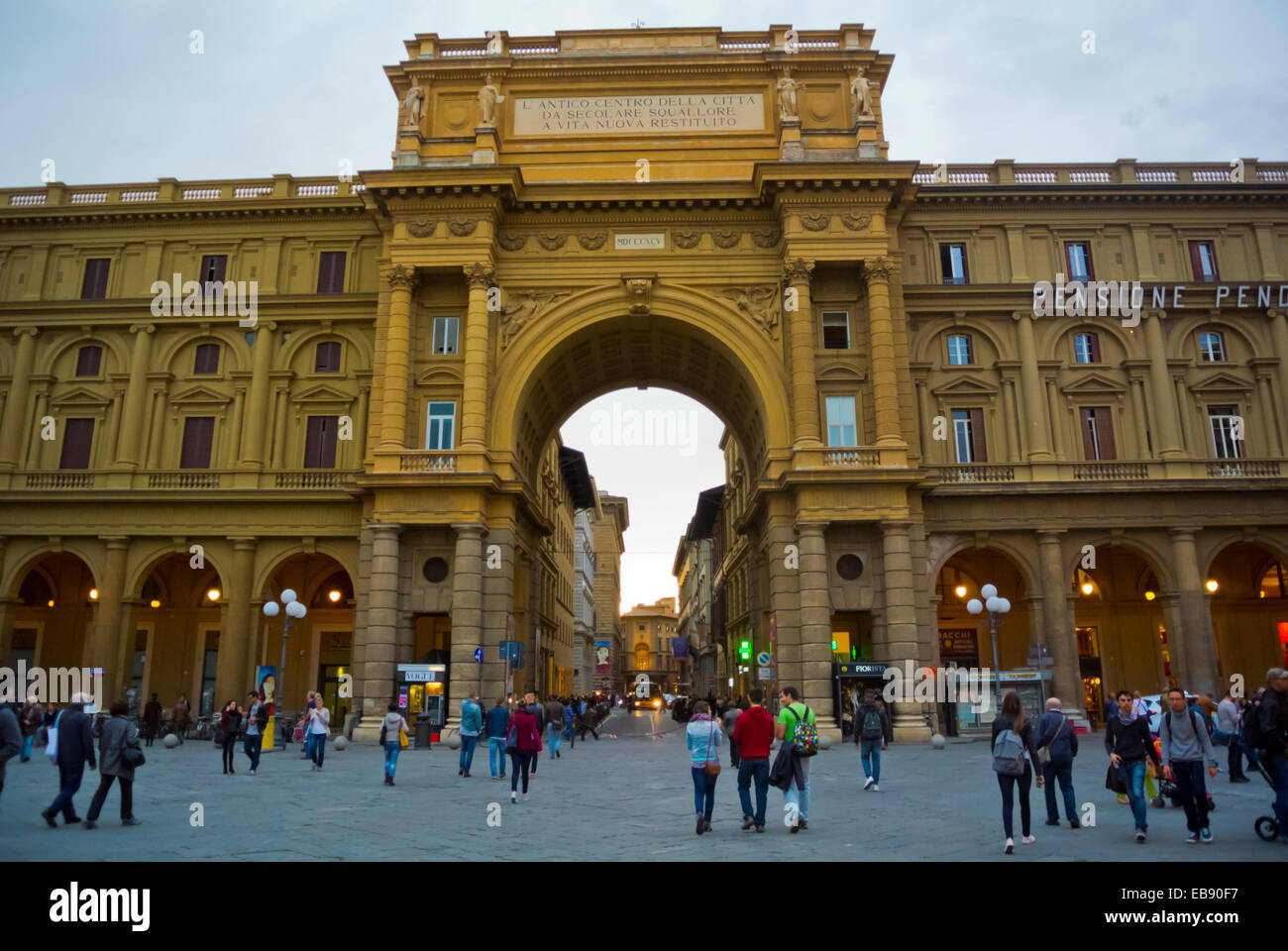 Repubblica square florence hi-res stock photography and images - Alamy