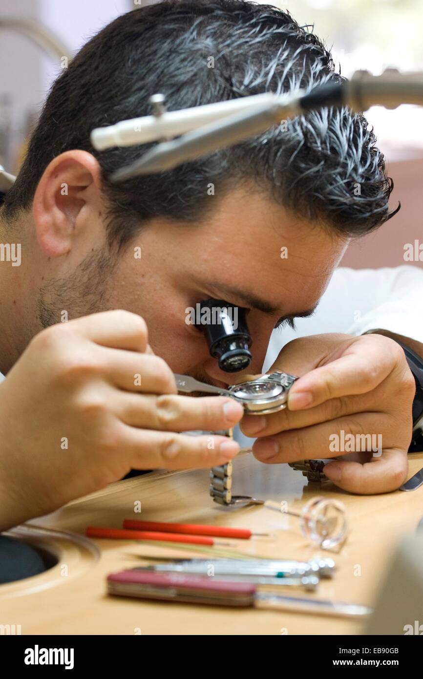 Repair watch hi-res stock photography and images - Alamy