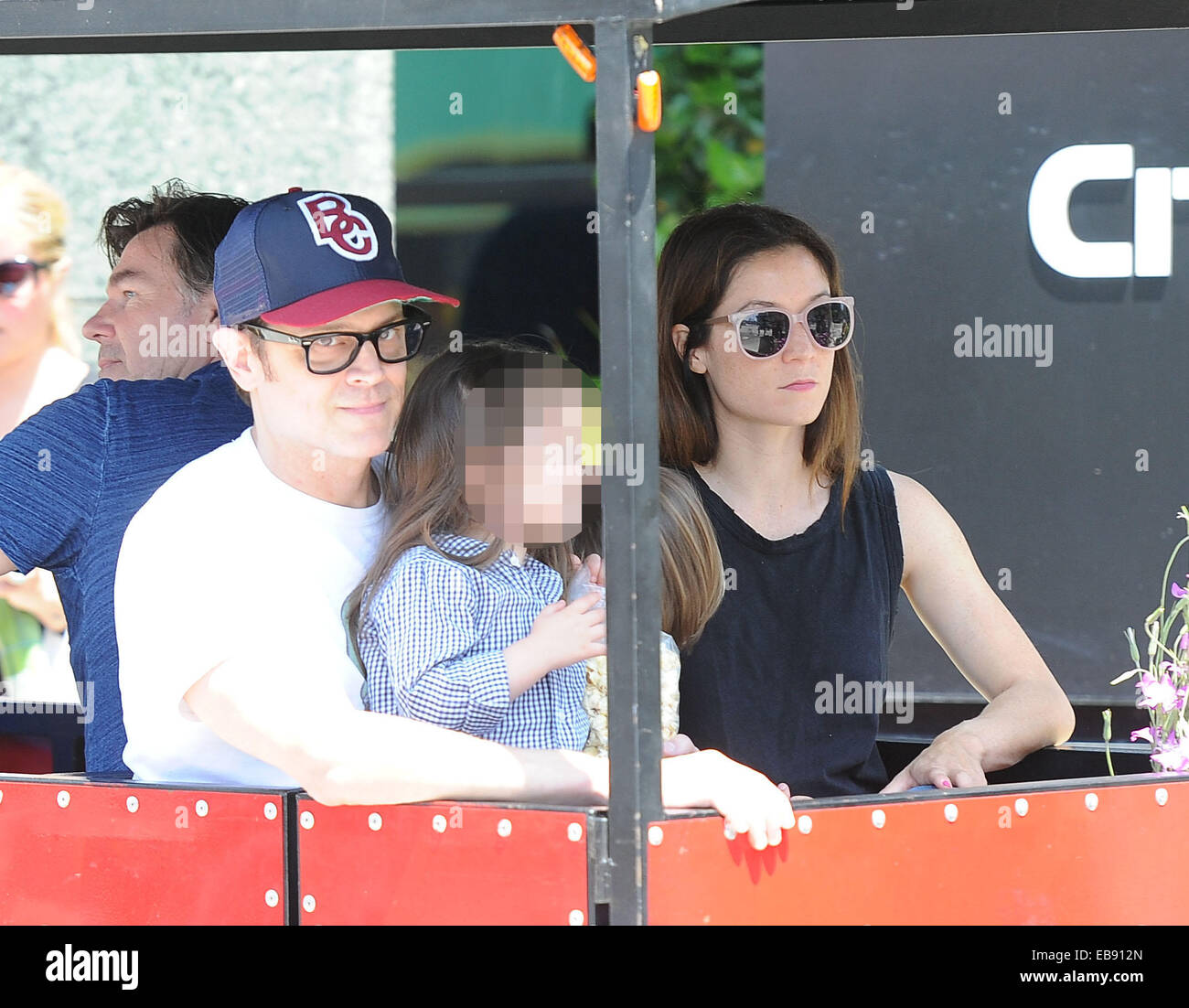 Johnny Knoxville spends time with his wife, Naomi Nelson and children ...