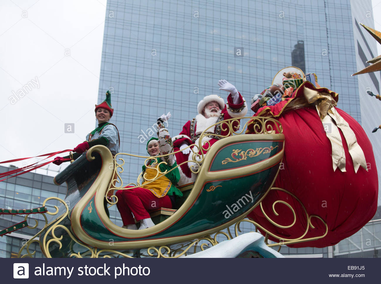 Santa Claus Parade Float Stock Photos & Santa Claus Parade Float Stock ...