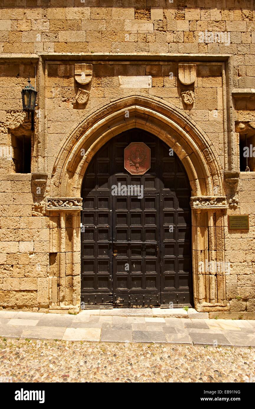 Knights hospital rhodes hi-res stock photography and images - Alamy