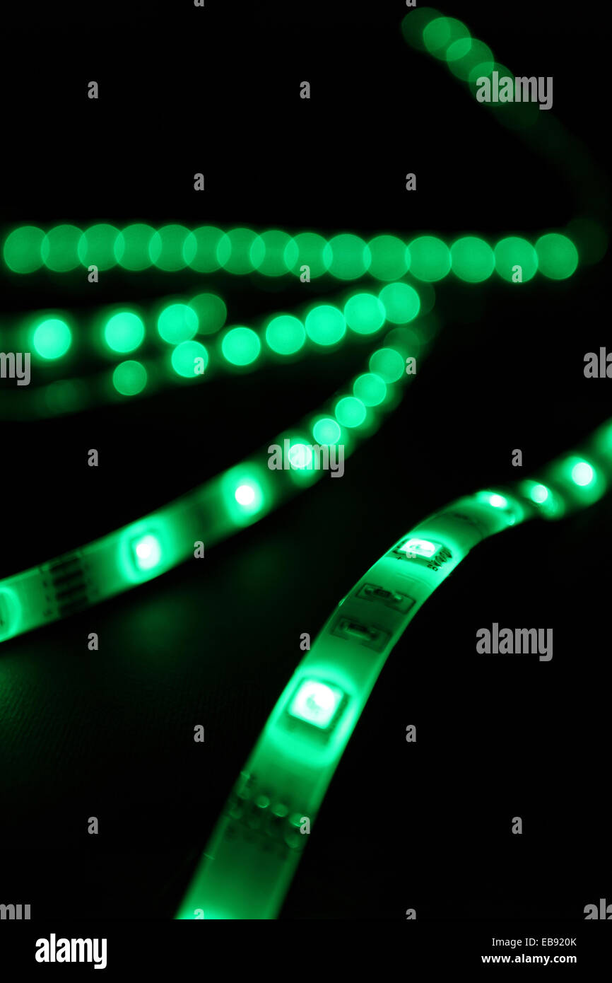 Blue and green led hi-res stock photography and images - Alamy