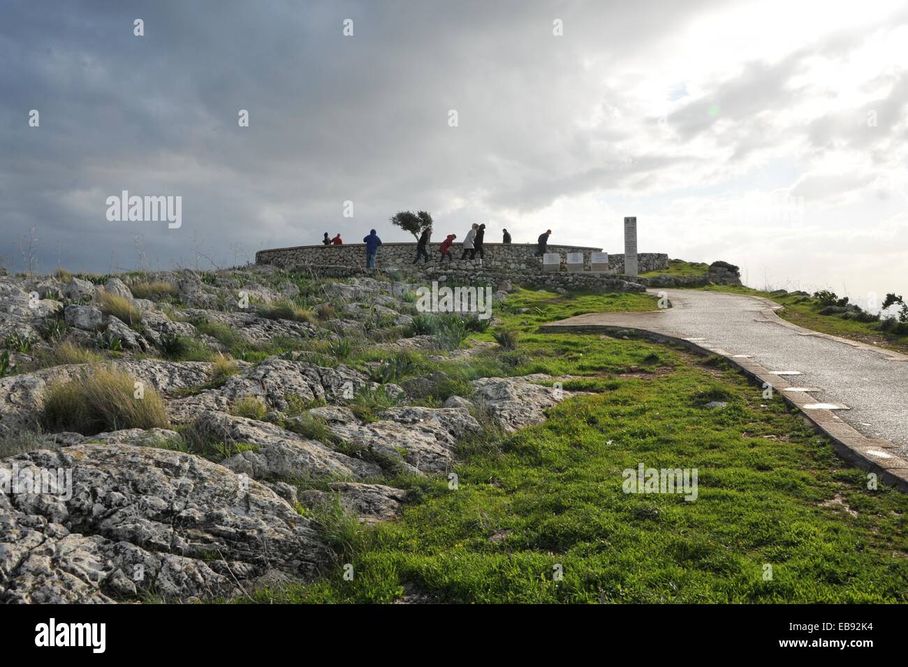 Israel Mount of Precipice in Nazareth Stock Photo - Alamy