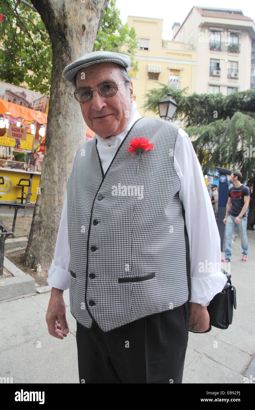 Man wearing traditional costume, Madrid, Spain, Europe Stock Photo - Alamy