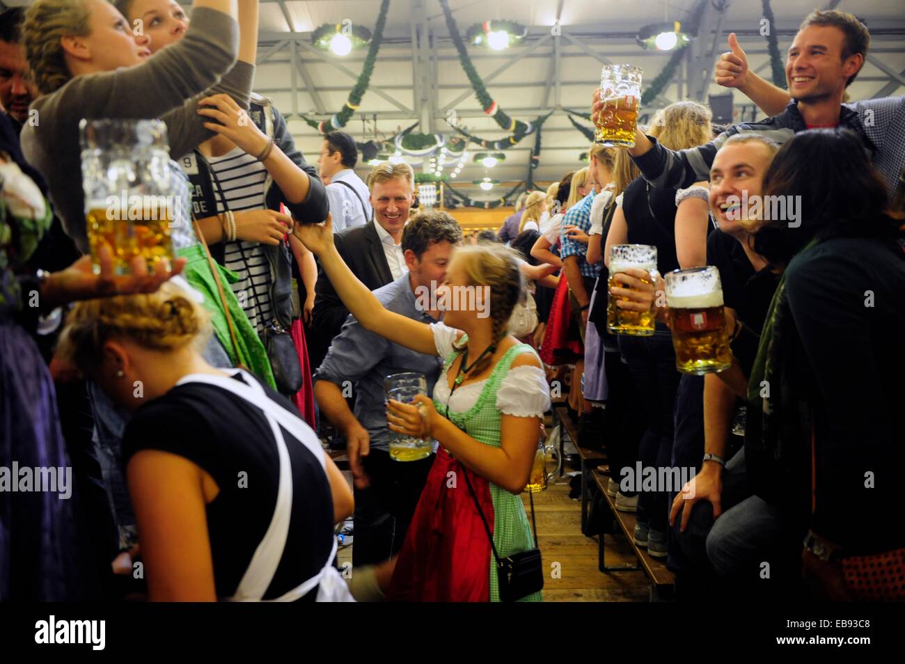 Munich oktoberfest beer hi-res stock photography and images - Alamy