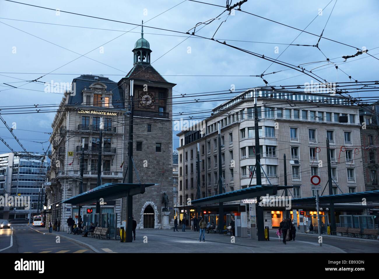 Bus Trolley Bus Geneva Public Transport High Resolution Stock ...