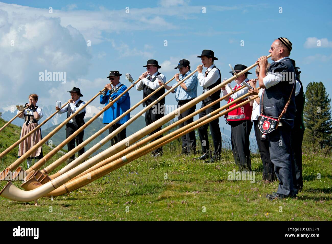 Alpenhorn blower hi-res stock photography and images - Alamy