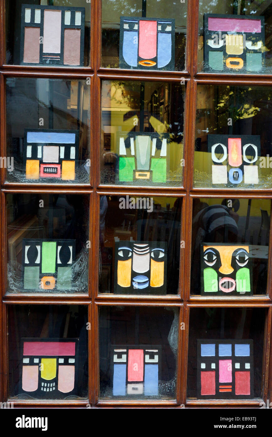 Colourful display in shop window in Cape Town's CBD Stock Photo - Alamy