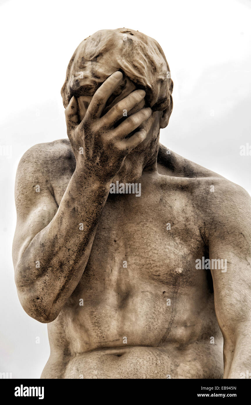 Statue cain after killing brother hi-res stock photography and images ...