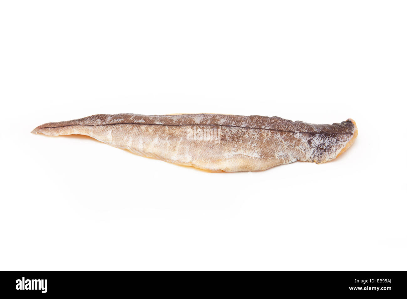 Smoked Haddock isolated on a white studio background Stock Photo - Alamy