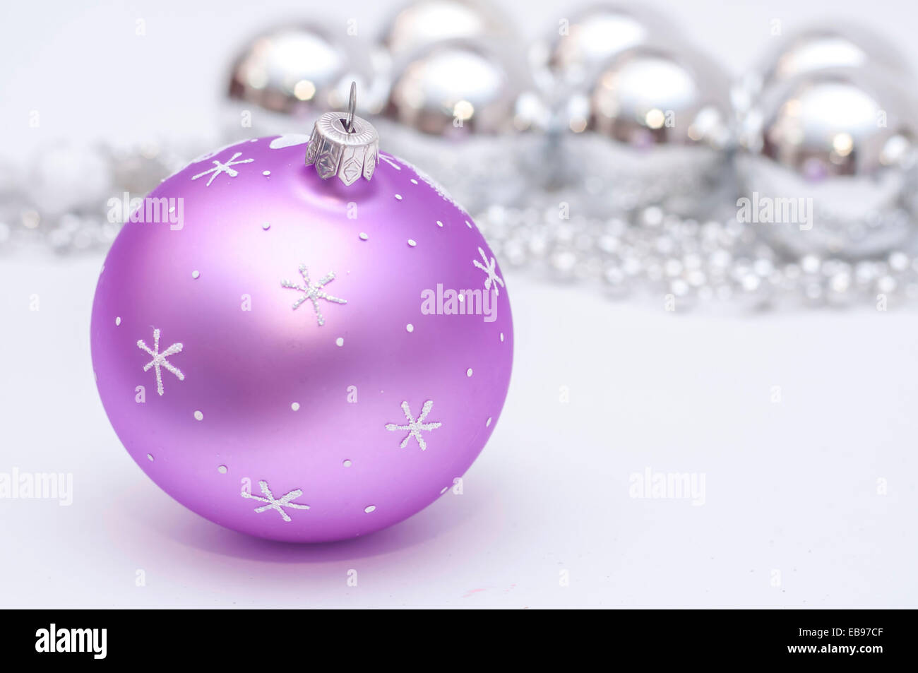 Silver purple white hi-res stock photography and images - Alamy