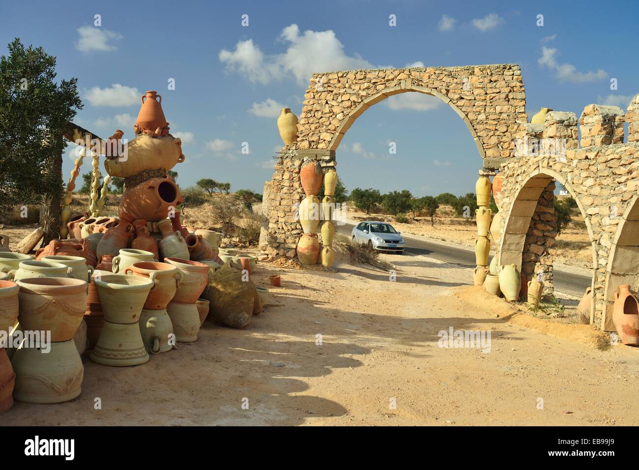 At Guellala, famous for its pottery, Djerba, Tunisia Stock Photo - Alamy