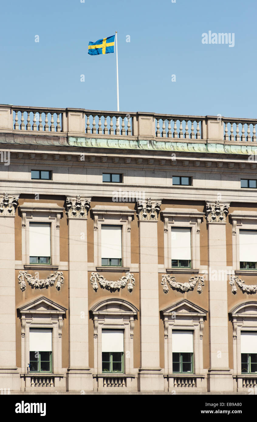 The swedish parliament building in stockholm hi-res stock photography ...