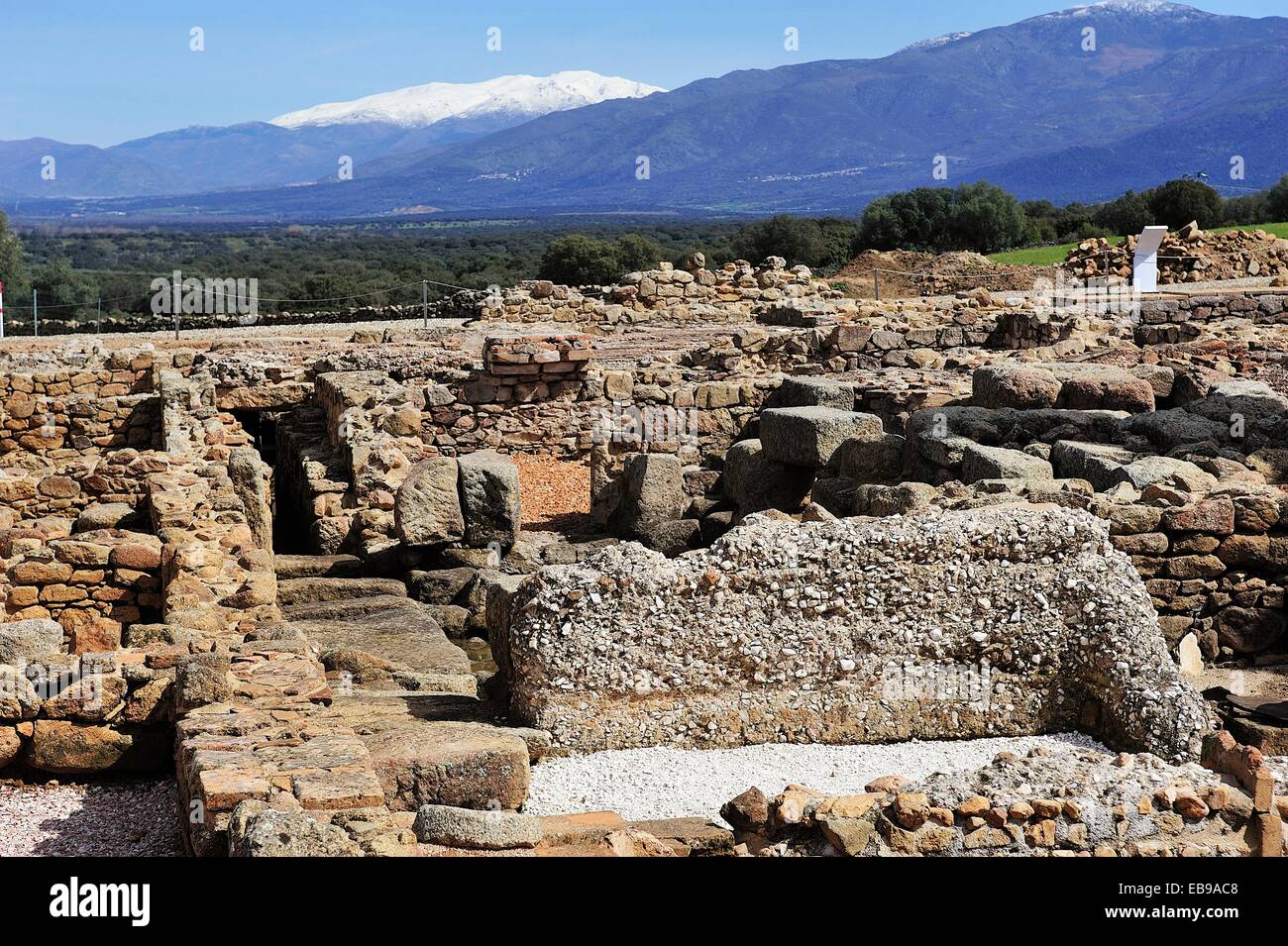 Cáparra roman ruins, Ambroz valley, Cáceres, Spain Stock Photo - Alamy