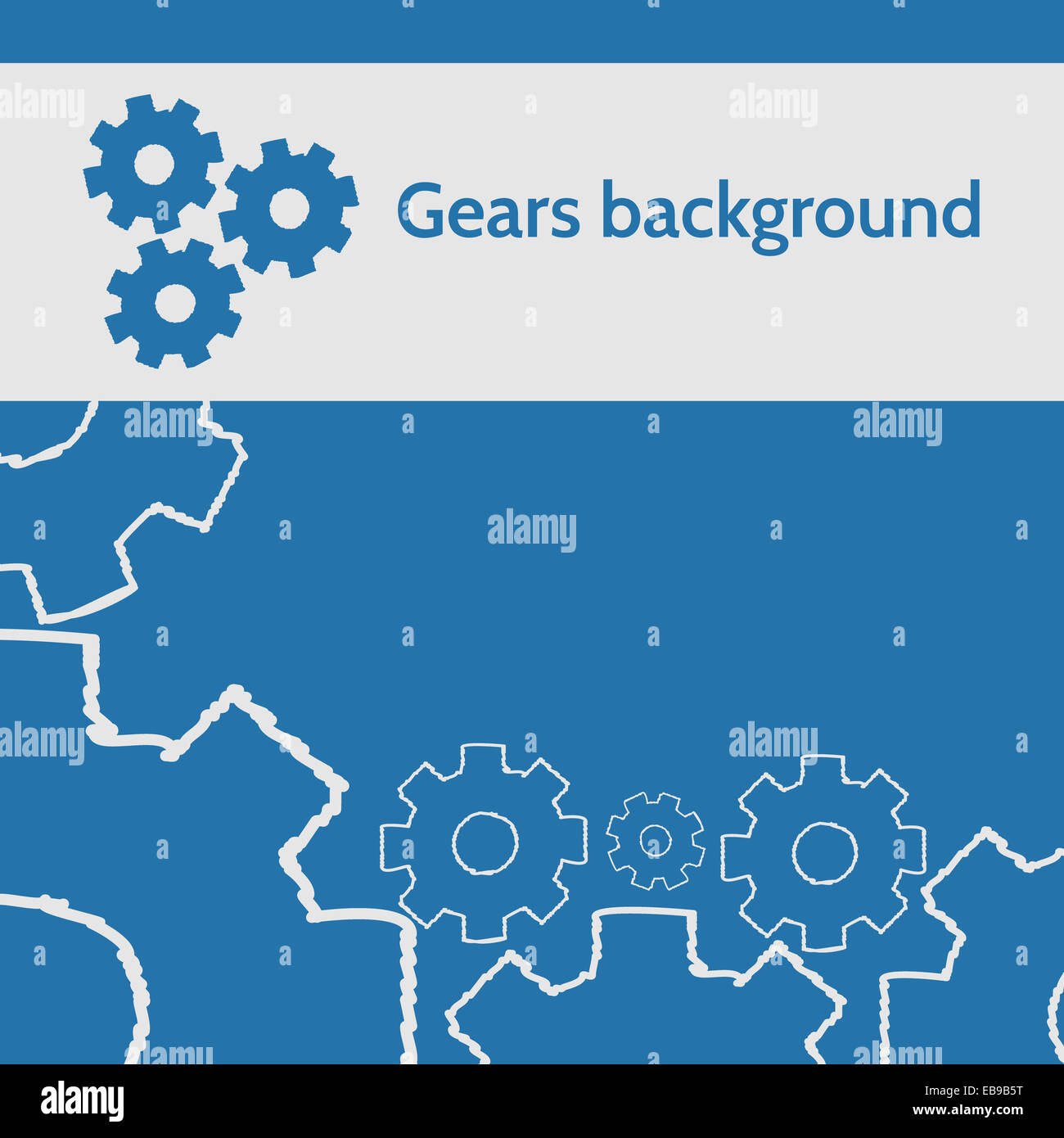 Vector design with gears Stock Photo - Alamy