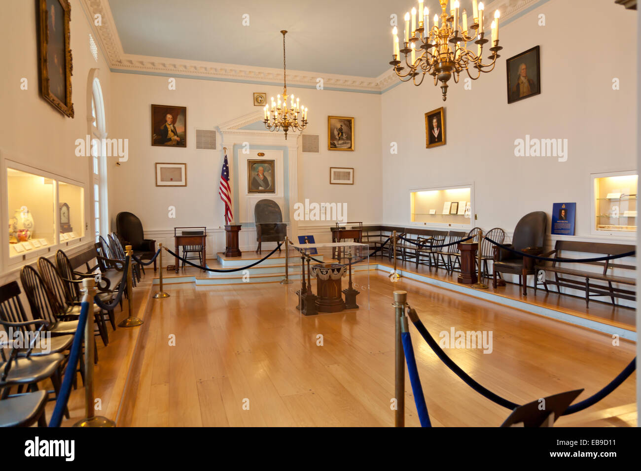 One of the rooms at the George Washington Masonic National Memorial in ...