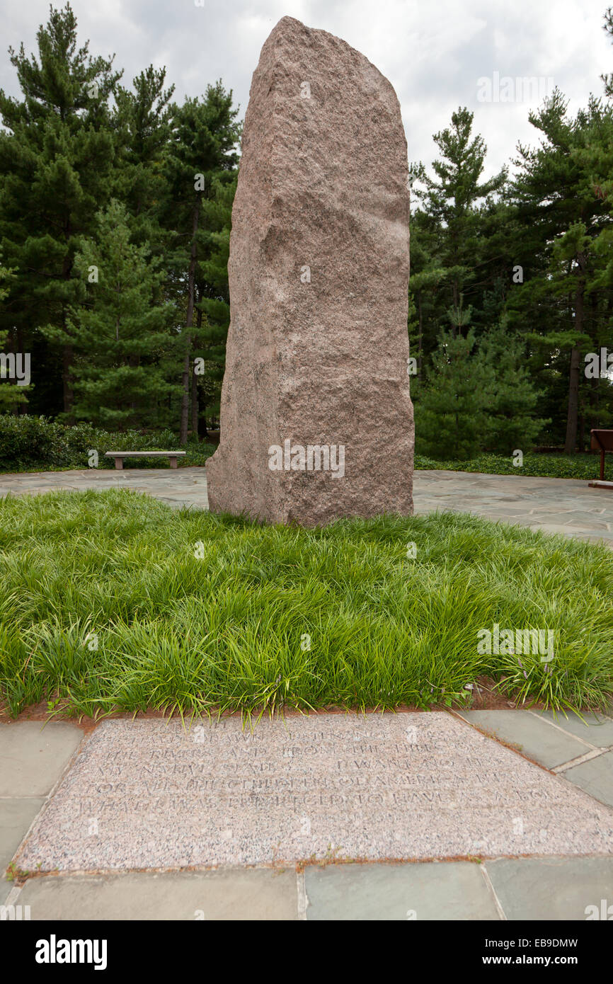 Lyndon baines johnson memorial grove on the potomac hi-res stock ...
