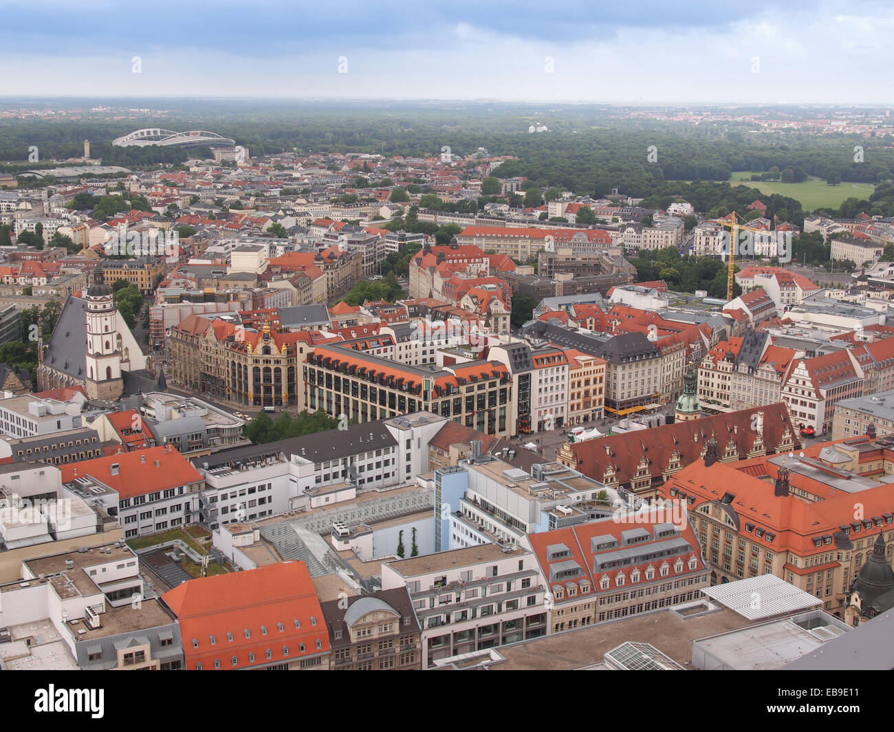 Leipzig market square aerial hi-res stock photography and images - Alamy