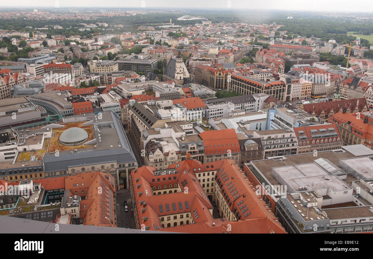 Aerial view of the city of Leipzig in Germany Stock Photo - Alamy
