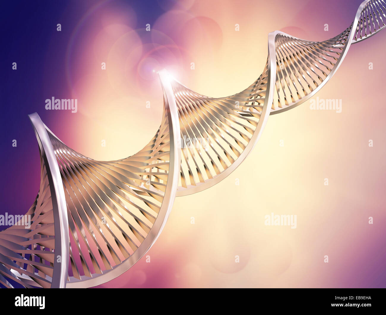 Abstract medical background with DNA strands Stock Photo - Alamy