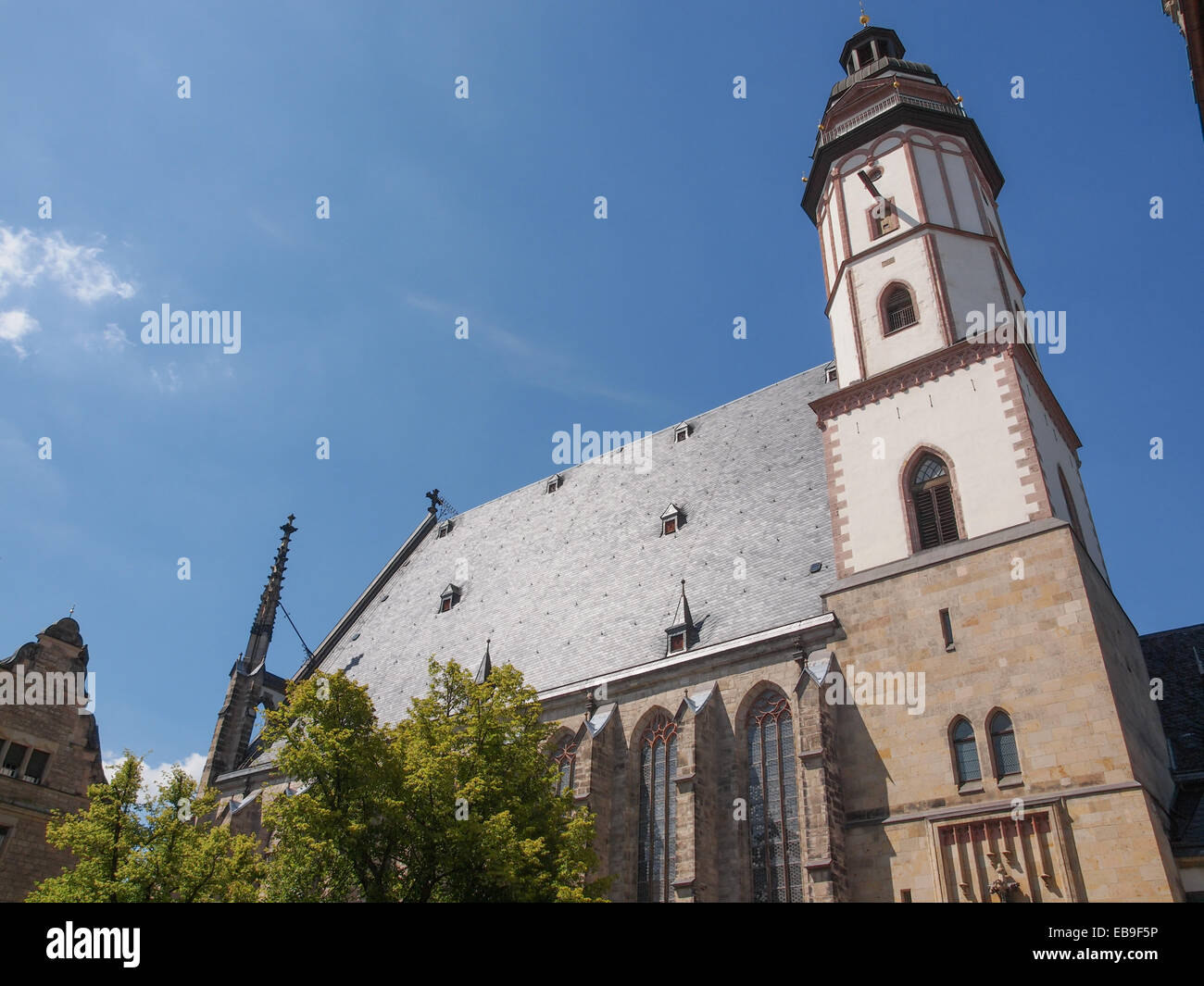 Thomaskirche St Thomas Church in Leipzig Germany where Johann Sebastian ...