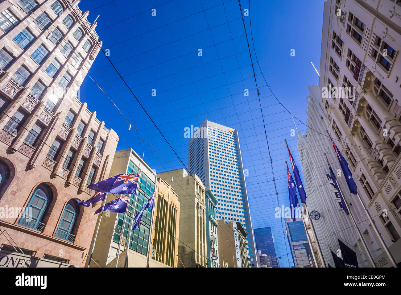 Bourke Street Mall, Melbourne Stock Photo - Alamy