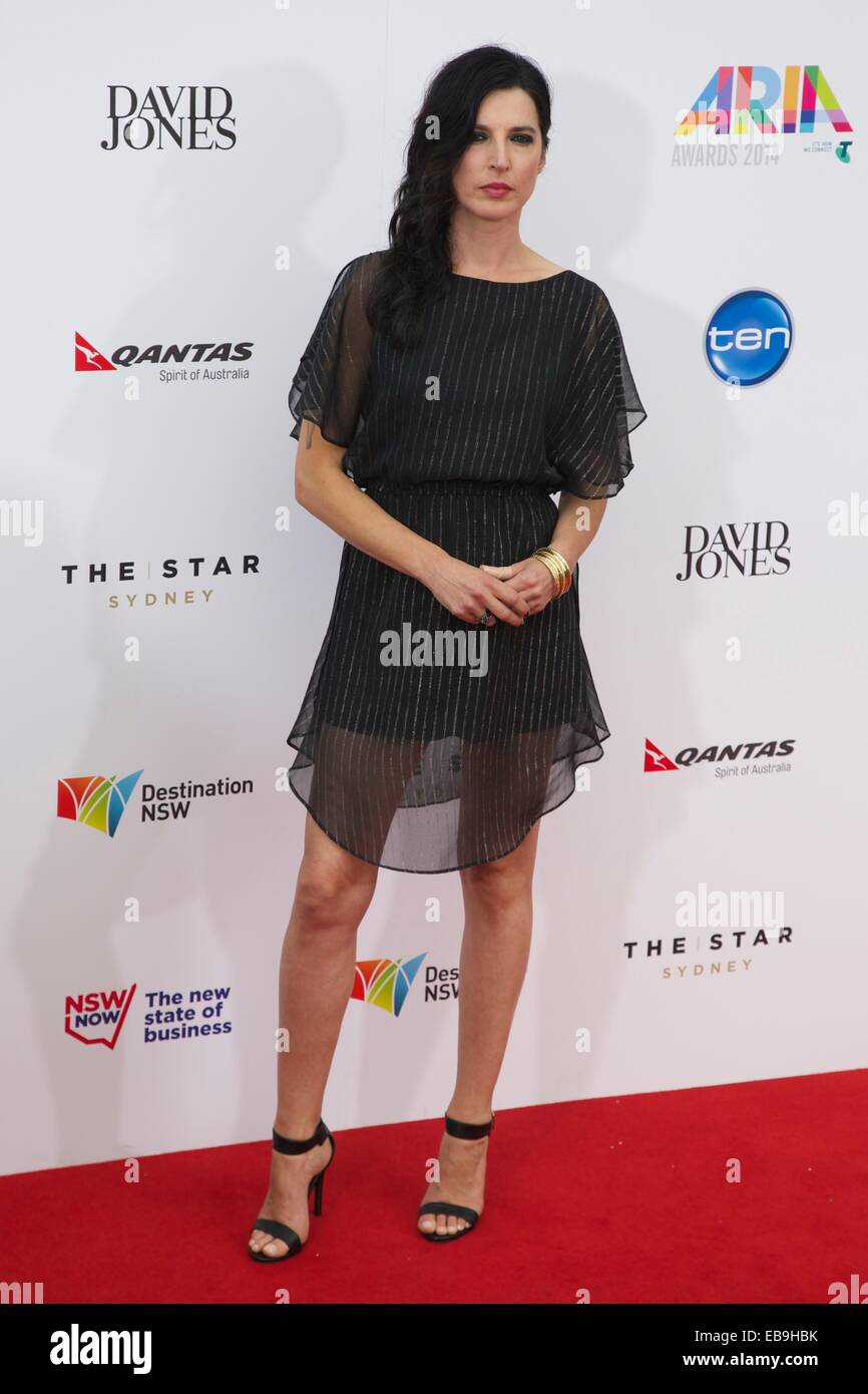 Sydney, Australia. 26 November 2014. Adalita arrives on the red carpet ...
