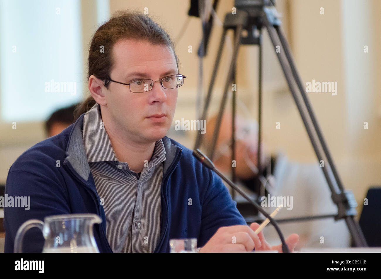Luka Omladic at the conference on Slovenian development in the future ...