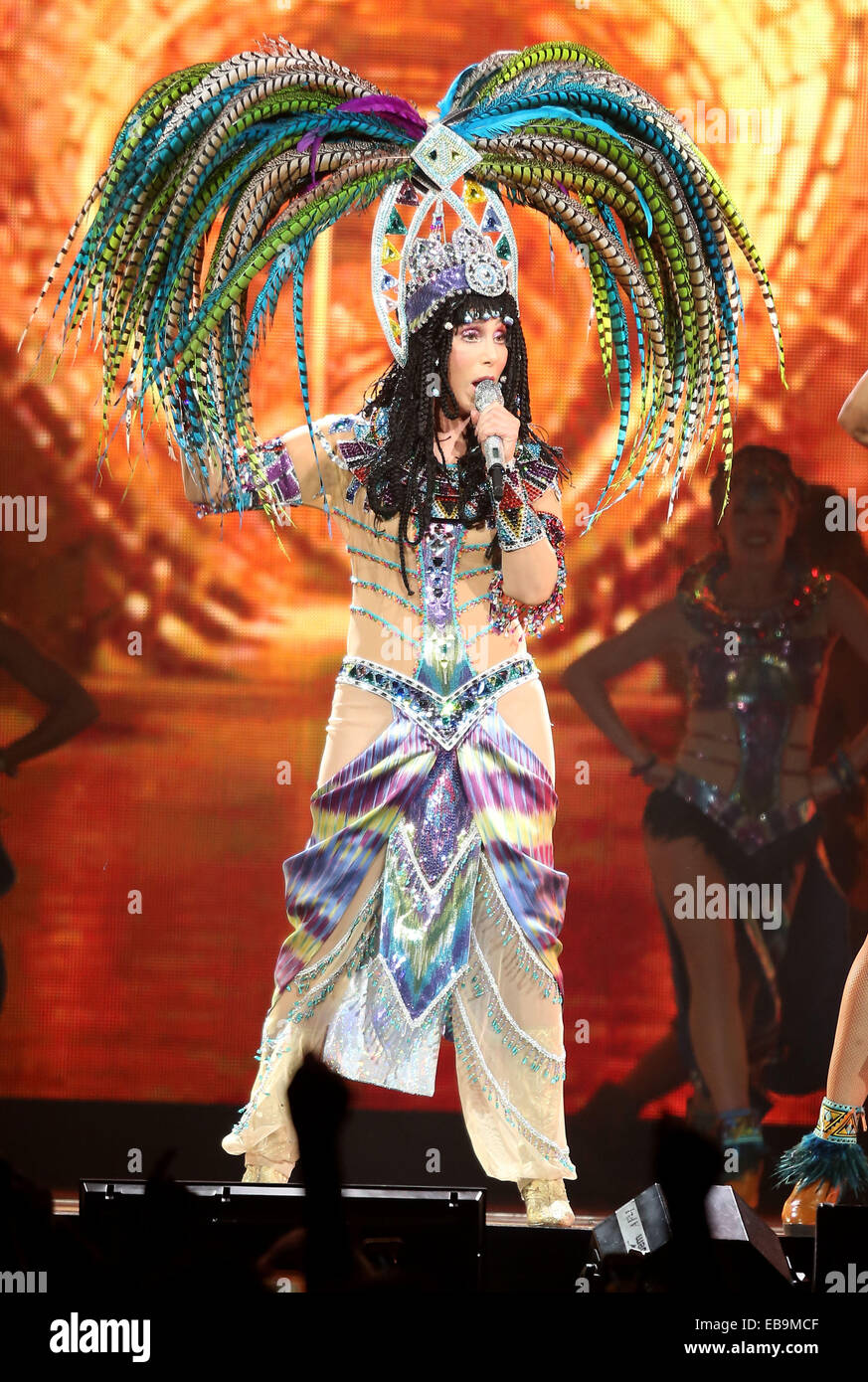 Cher In Concert at MGM Grand Garden Arena Las Vegas Featuring: Cher ...